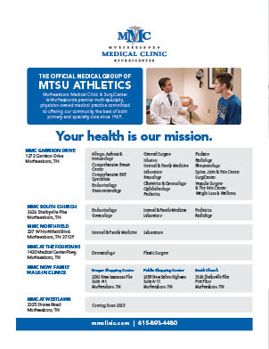 Middle Tennessee State University Visitors Guide 2023-24